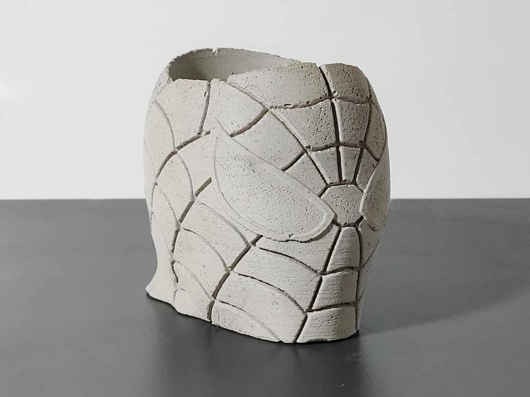 Spiderman Bust Concrete Planter – Handmade Mini Succulent Pot for ...