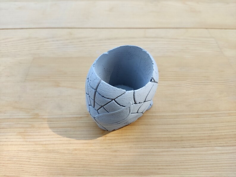 Spiderman Bust Concrete Planter – Handmade Mini Succulent Pot for ...