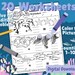 Addition Worksheets 20 Pages Ocean Animals Printable Learning Packet ...