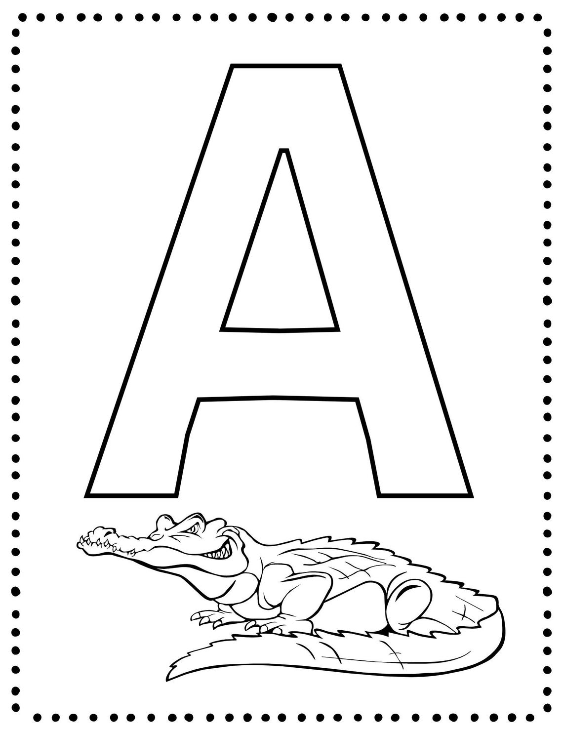 Alphabet Coloring Book Printable 27 Worksheets Preschool Kindergarten ...