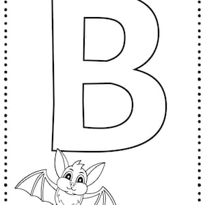 Alphabet Coloring Book Printable 27 Worksheets Preschool Kindergarten ...