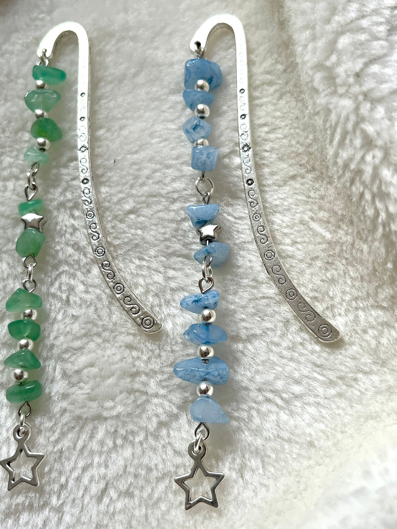 Crystal Star Bookmarks Metal Bookmarks Beaded Bookmarks - Etsy