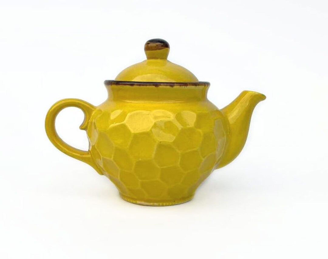 Eye-catching Yellow Ceramic Teapot Handcrafted by Anastasiia Solokha A ...