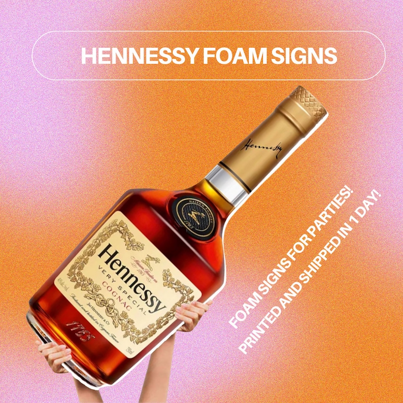 Hennessy Club Sign Sign for Party Bachelor Party Decoration Nightclub ...