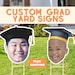 Team Yard Sign Custom Sports Team Face Cutout Outdoor Big Head Sign ...