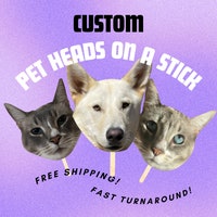 Cat Head - Etsy