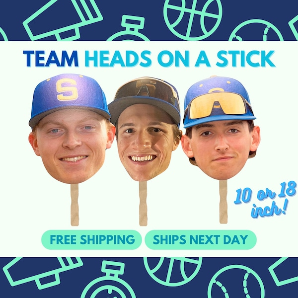 Sports Football Heads - Etsy
