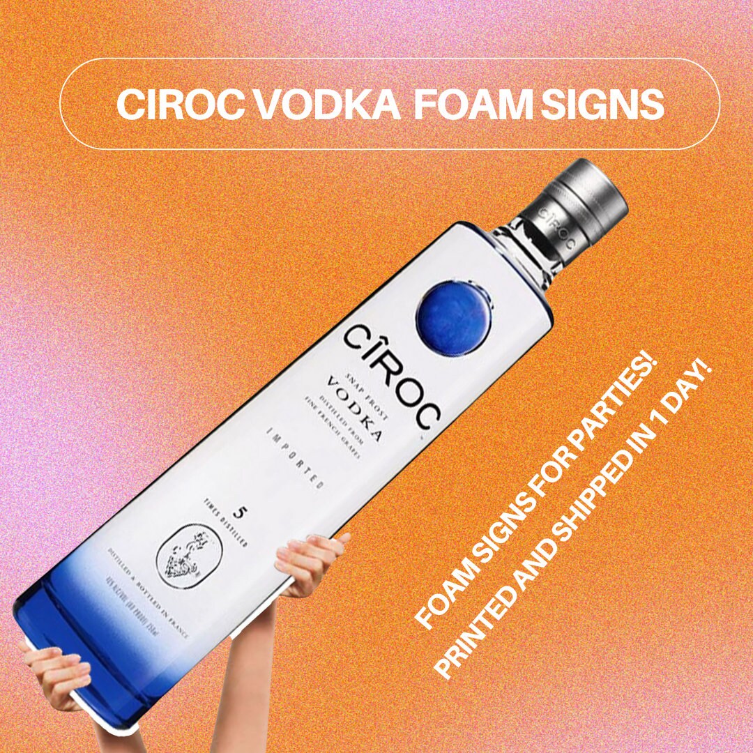 Ciroc Vodka Club Sign Sign for Party Bachelor Party Decoration ...