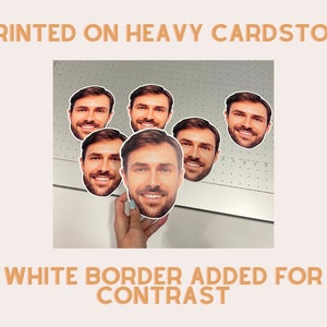 Custom Heads on a Garland Face on Banner Custom Birthday Wall Hang ...