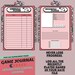 Video Game Notebook Journal Birthday Gift for Gamer Cute Pastel RPG ...