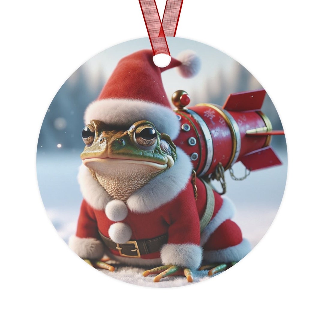 Missile Toad Funny Christmas Ornament Funny Viral Meme - Etsy