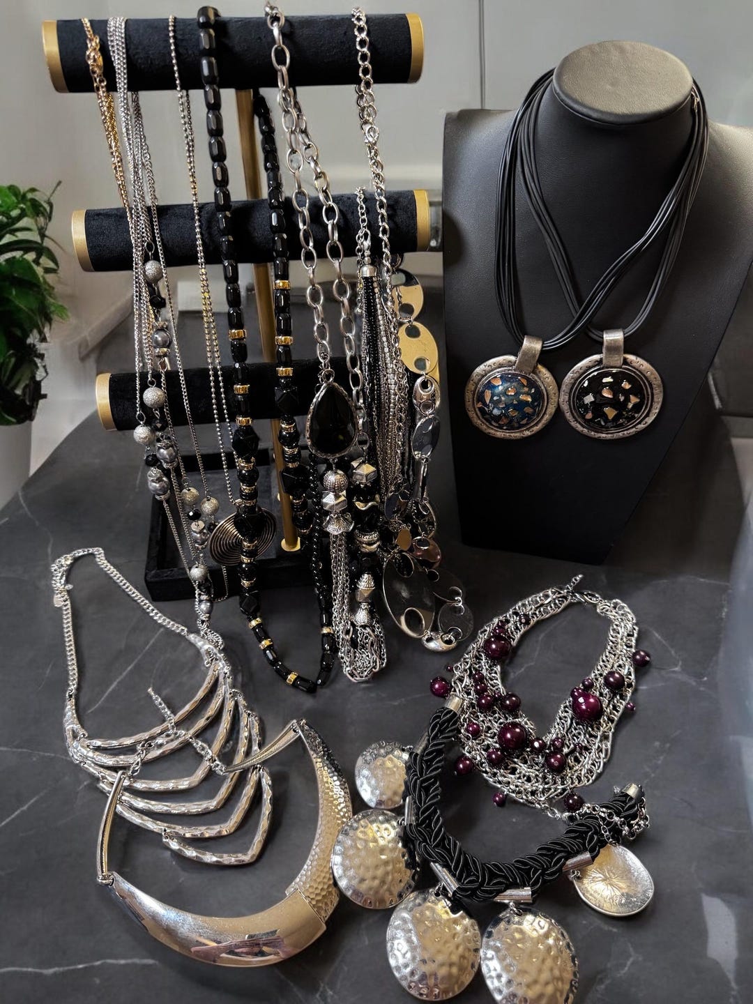 Bold and Beautiful Jewelry Collection of 14 Necklaces (statement ...
