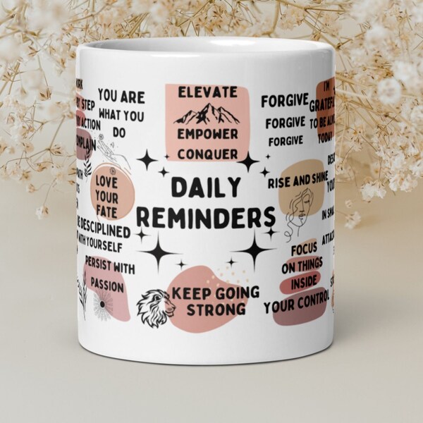 Daily Reminder Mug - Etsy