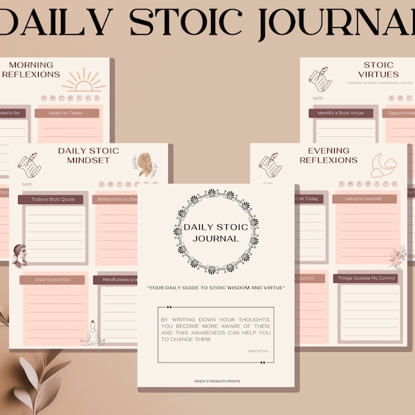 Printables Self Improvement Stoic - Etsy