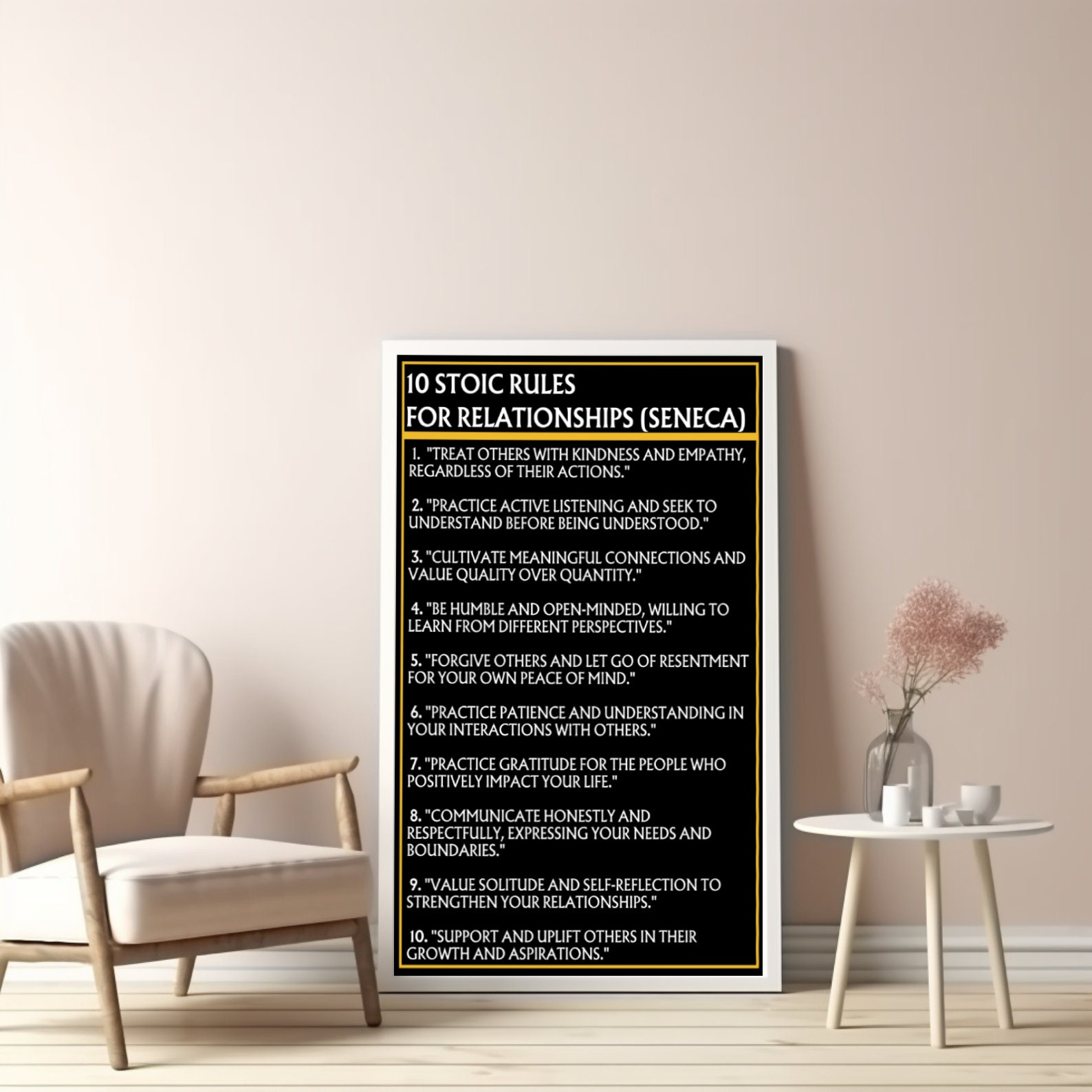 Seneca Quote Stoic Art Stoicism Poster Philosophy Quotes Stoic Wall Art ...