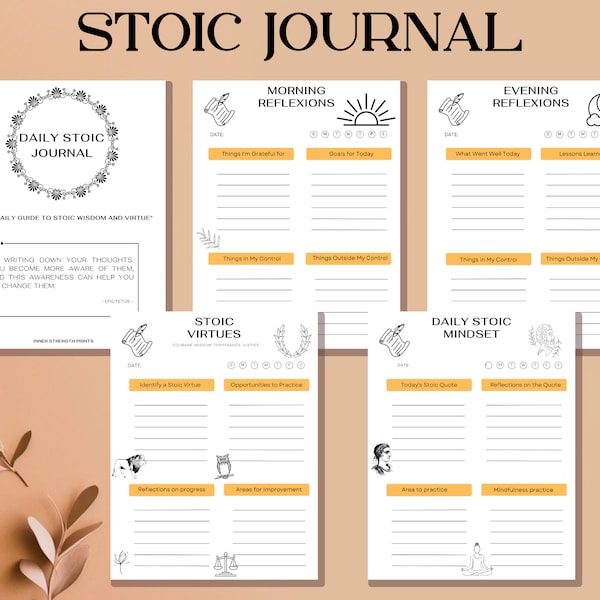 The Daily Stoic Journal - Etsy