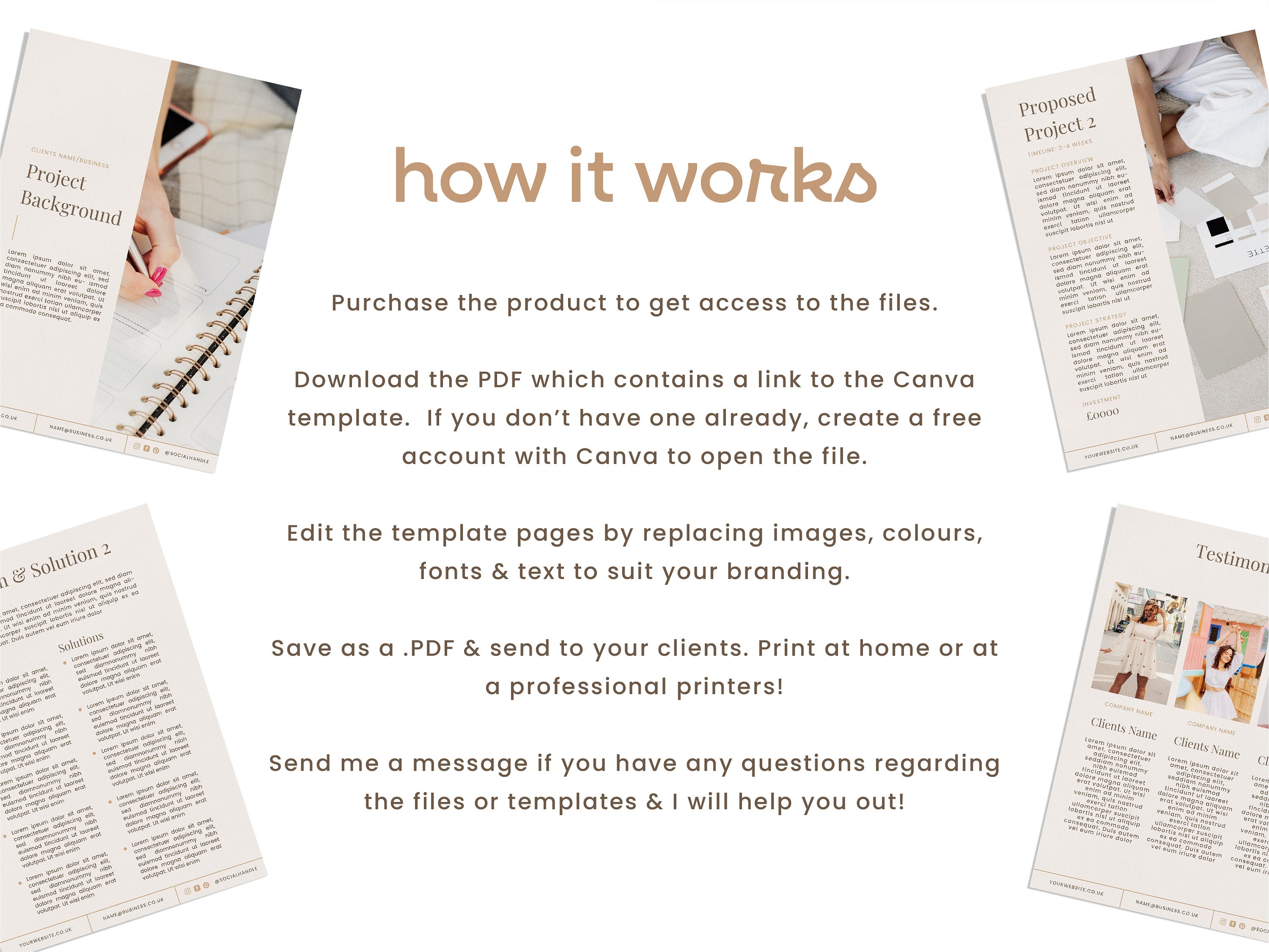 Project Proposal Template | Client Onboarding, Client Welcome Packet ...