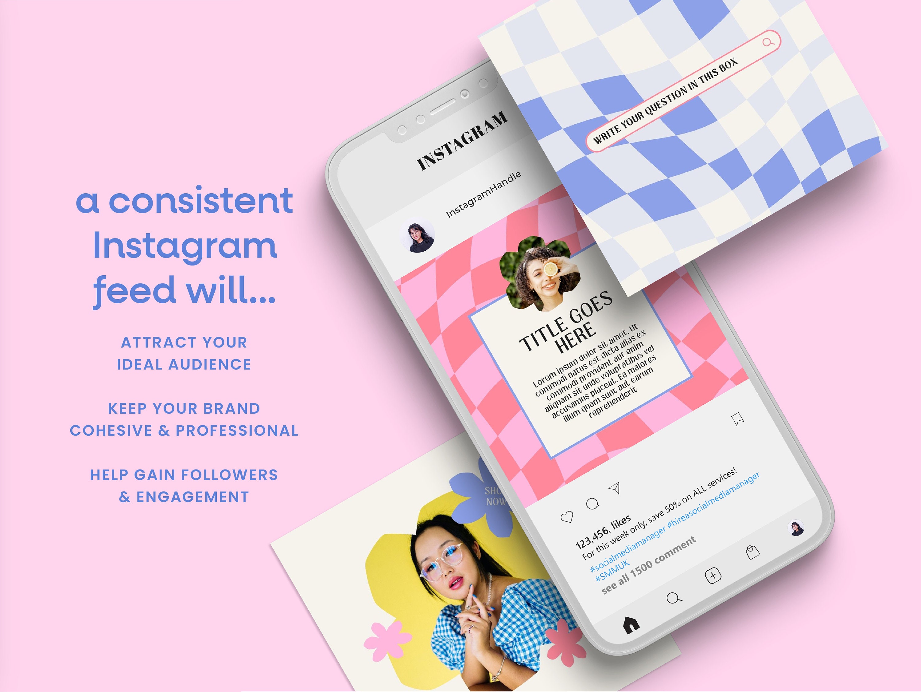 Pastel Instagram Template Bundle Colourful Instagram Canva - Etsy