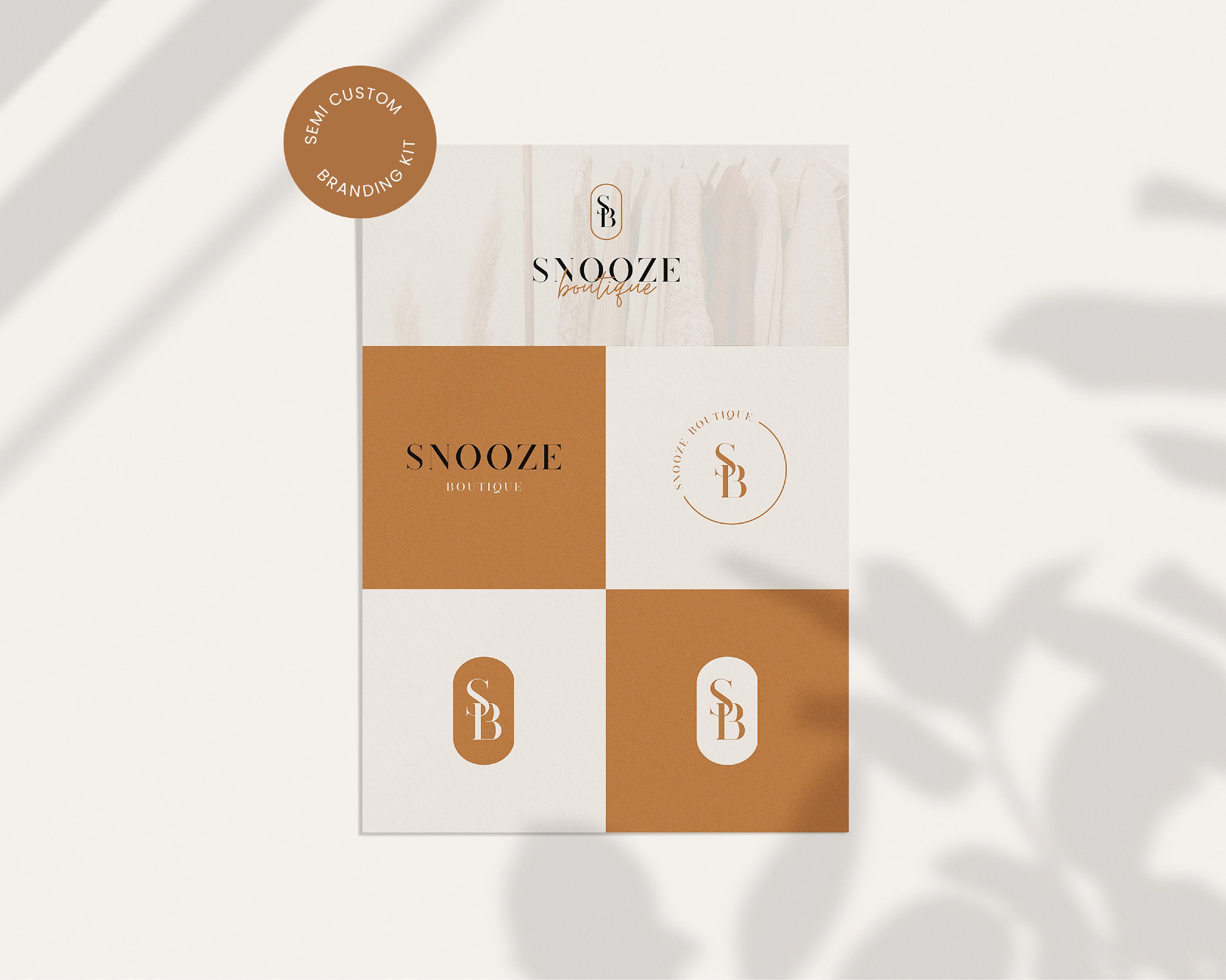 Editable Logo Design Premade Boutique Canva Logo Template, Instant ...