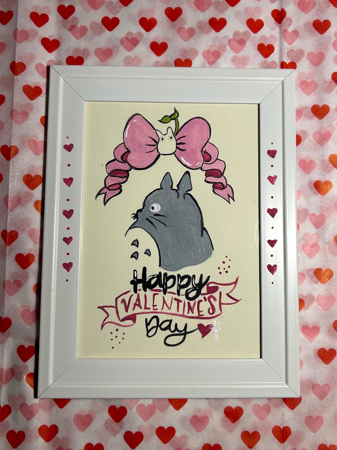 Totoro Valentine Card - Etsy