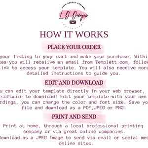 Modern Menu and Thank You Card, Black and White Menu and Thank You Card ...