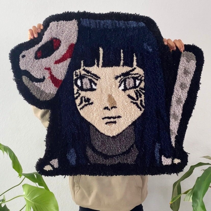 Tufted Rug Hinata From Naruto - Etsy