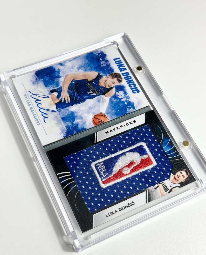 Custom Luka Doncic NBA Logo Man Facsimile Auto Booklet - Etsy