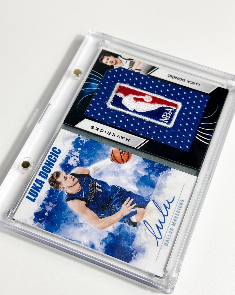 Custom Luka Doncic NBA Logo Man Facsimile Auto Booklet - Etsy