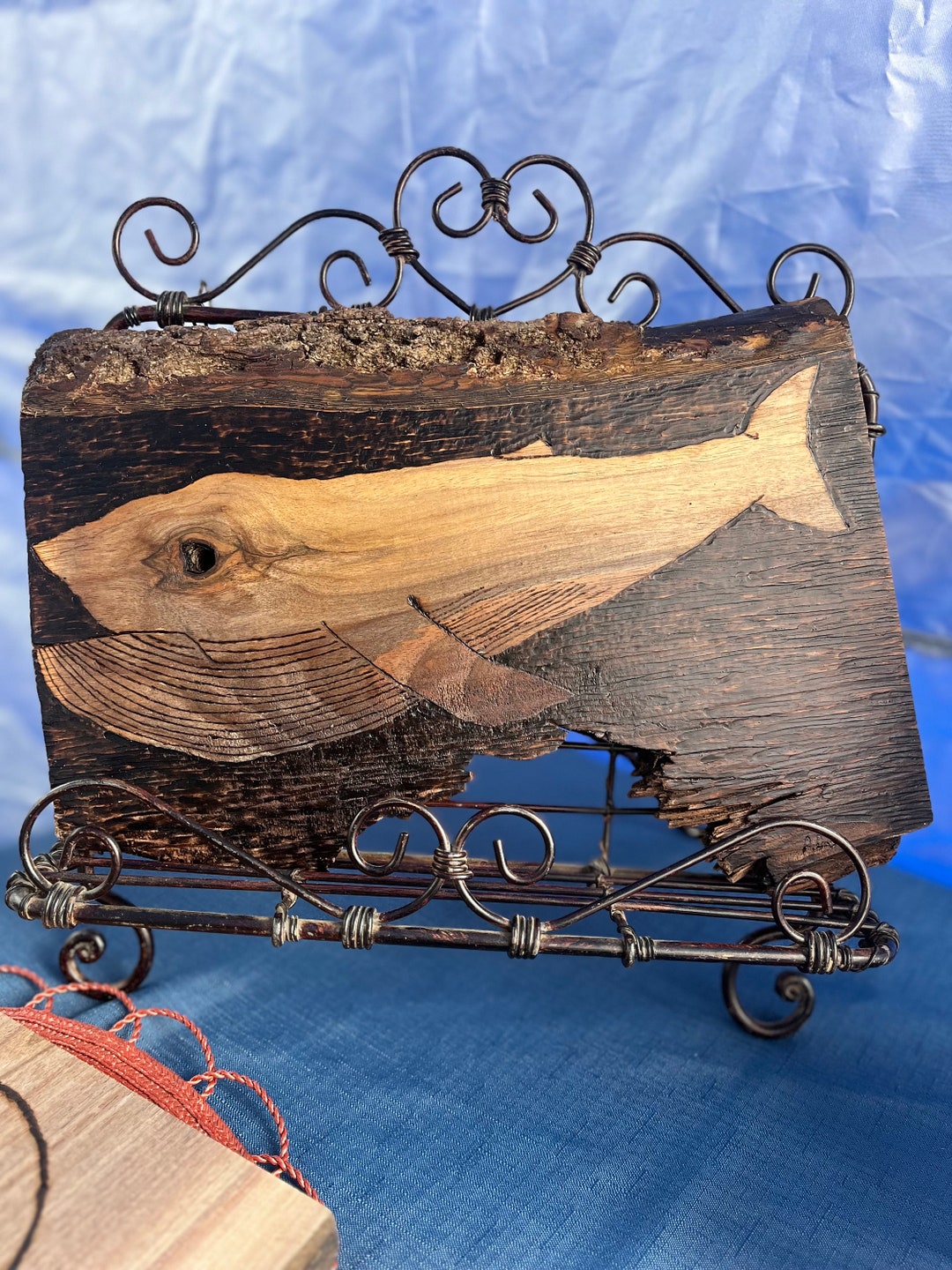 Handcrafted, Pyrography Wood Burning Whale on Walnut - Etsy