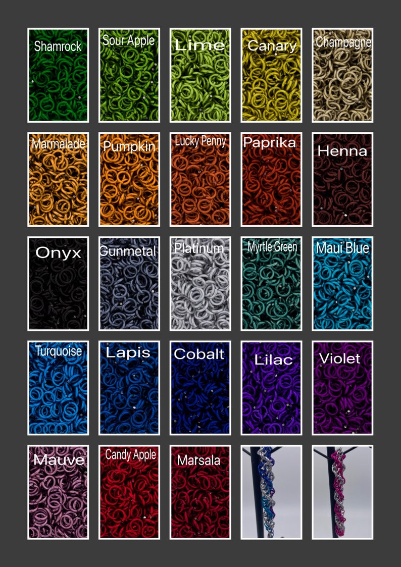 Inverted Spiral Chainmaille Bracelet - Etsy