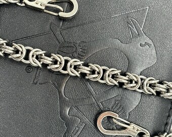 Neptune's Bounty Handmade Stainless Steel Wallet Chain, Gifts for Him ...