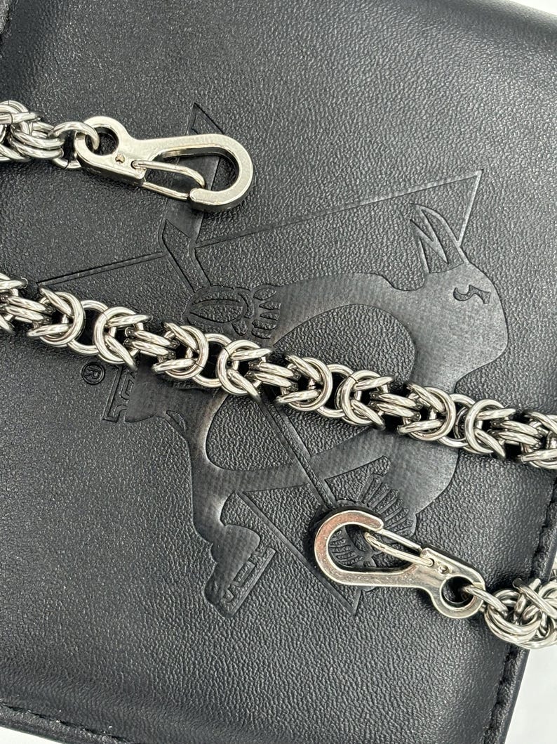 Stainless Steel Wallet Chain - Etsy