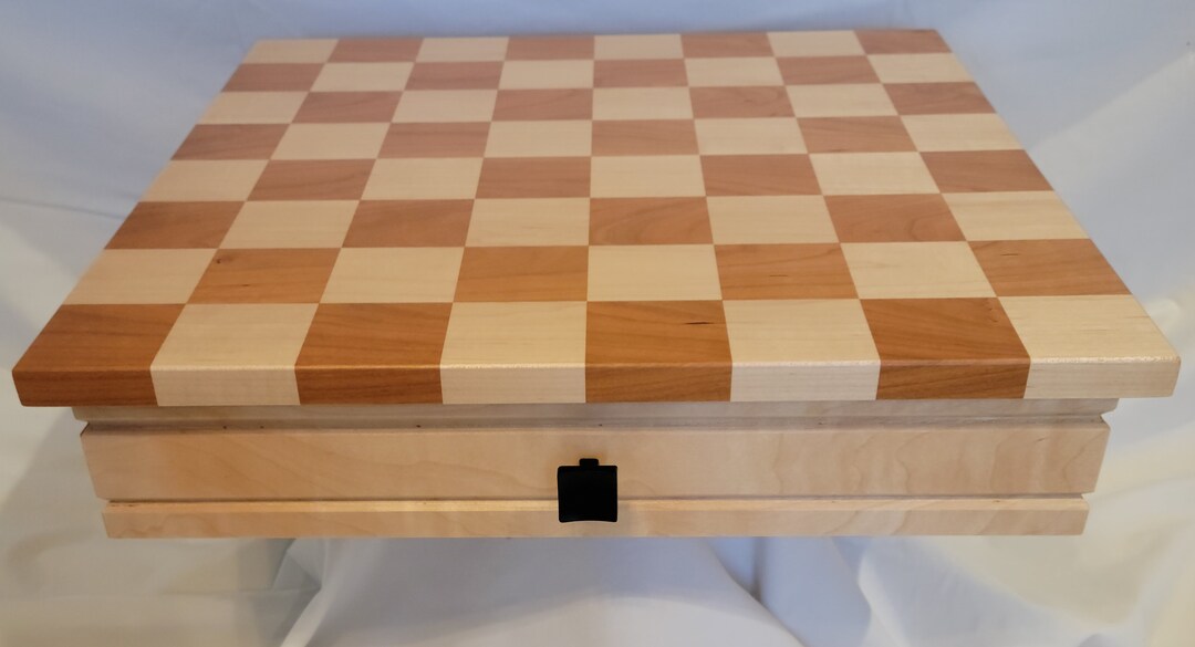 Chess Board With Storage Drawer | Checker Board With Storage Drawer ...