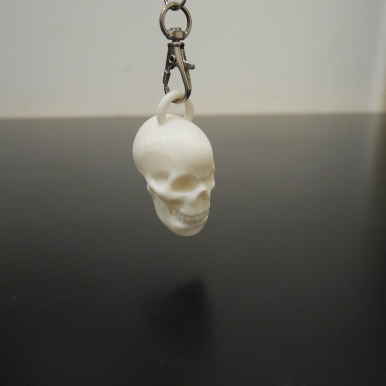 Skull Keychain Printable 3D Model STL File - Etsy Australia