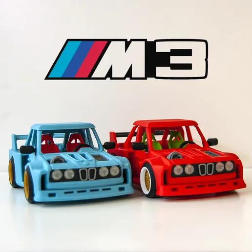 Cute Cartoon-style BMW E30 M3 Turbo - Print File Only - Etsy