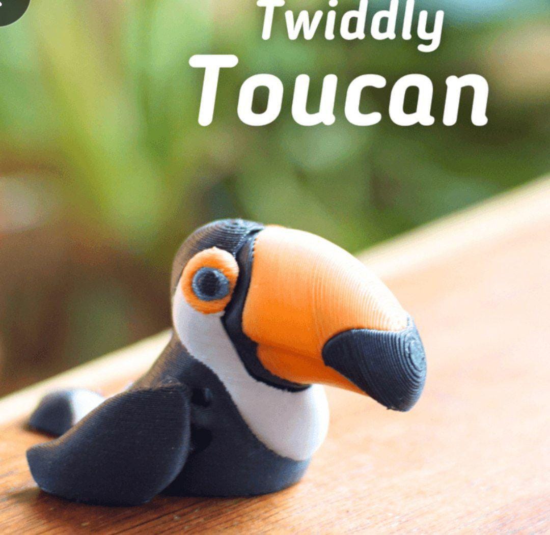 Twiddly Toucan Articulated - Print File Only - Etsy