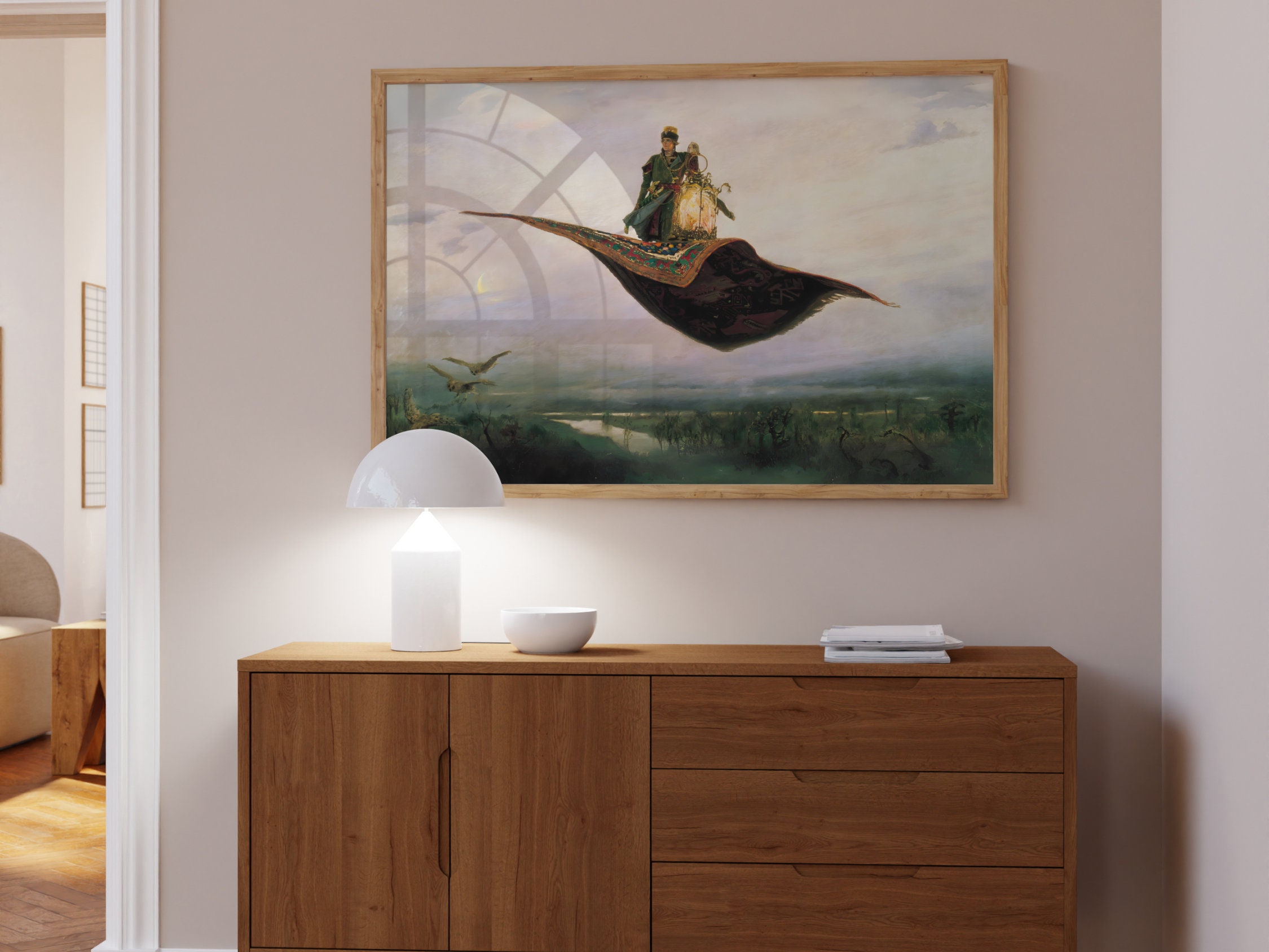 Magic Carpet Mythology Vintage, Occult Poster, Gothic Home Decor ...