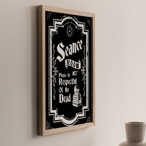 Seance Room Sign, Séance Antique Sign, Creepy Vintage Seance Photograph ...