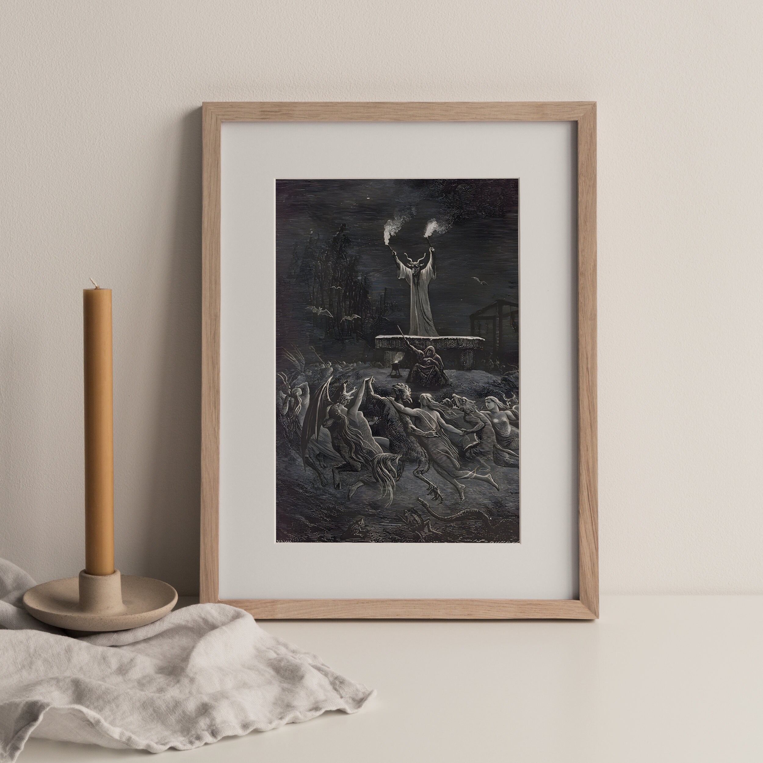 Sabbath Print Gustave Dore Occult Print Occult Poster Occult ...