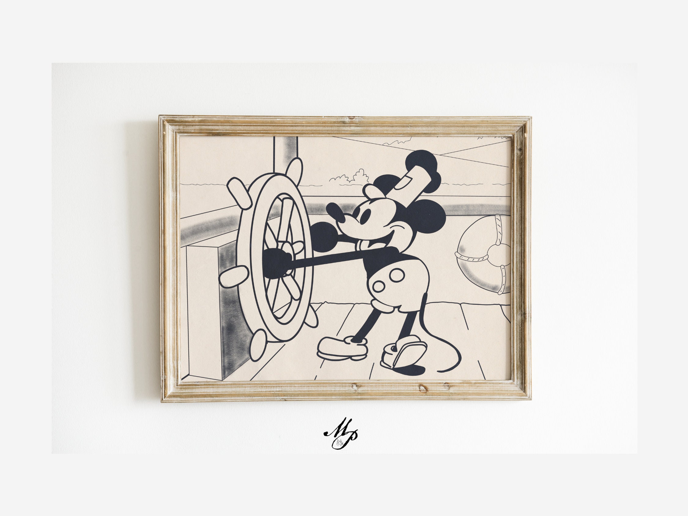 Vintage Mickey Poster, Mickey Party Decoration, Vintage Mickey Mouse ...