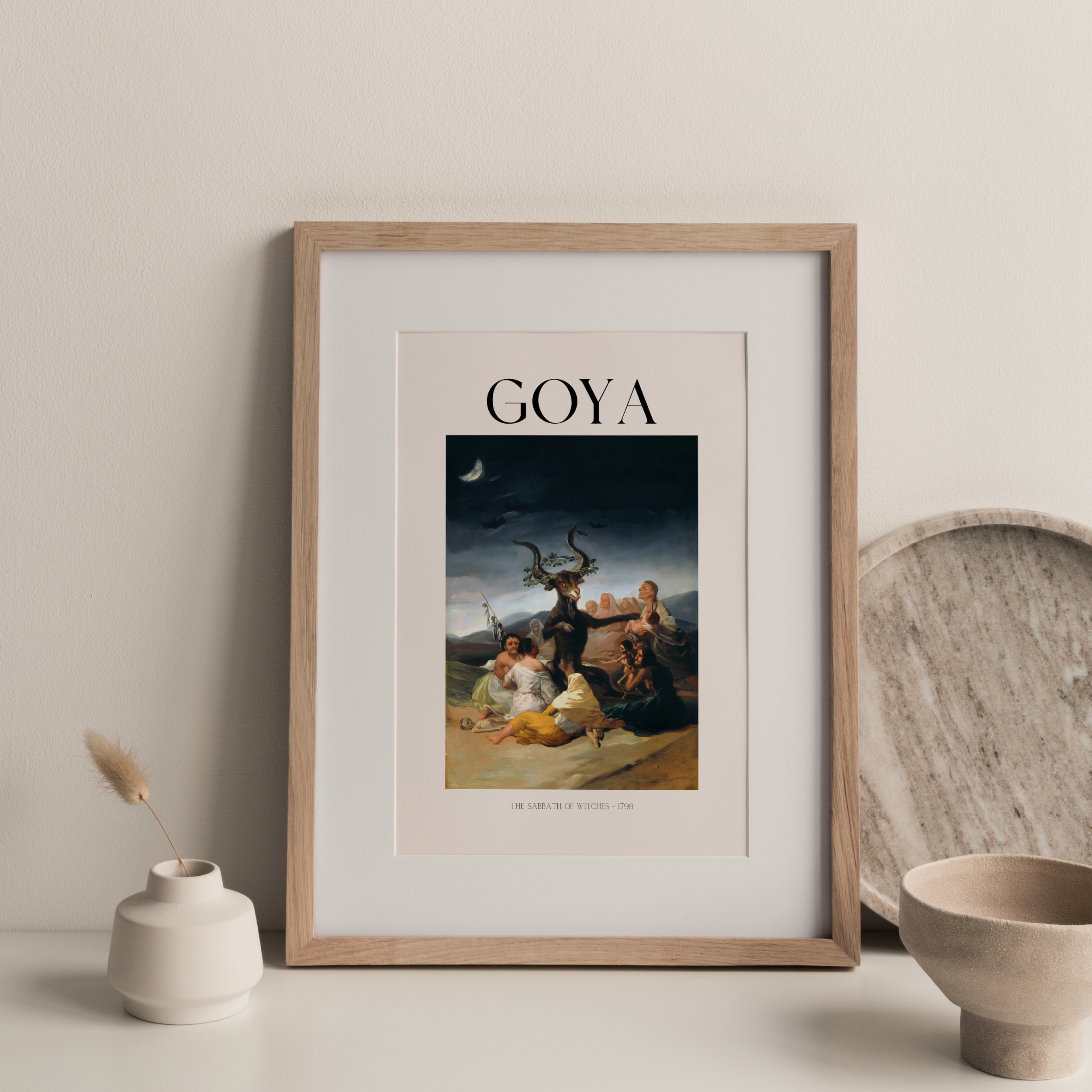 The Sabbath of Witches Francisco De Goya Print Witch Decor Witch Print ...