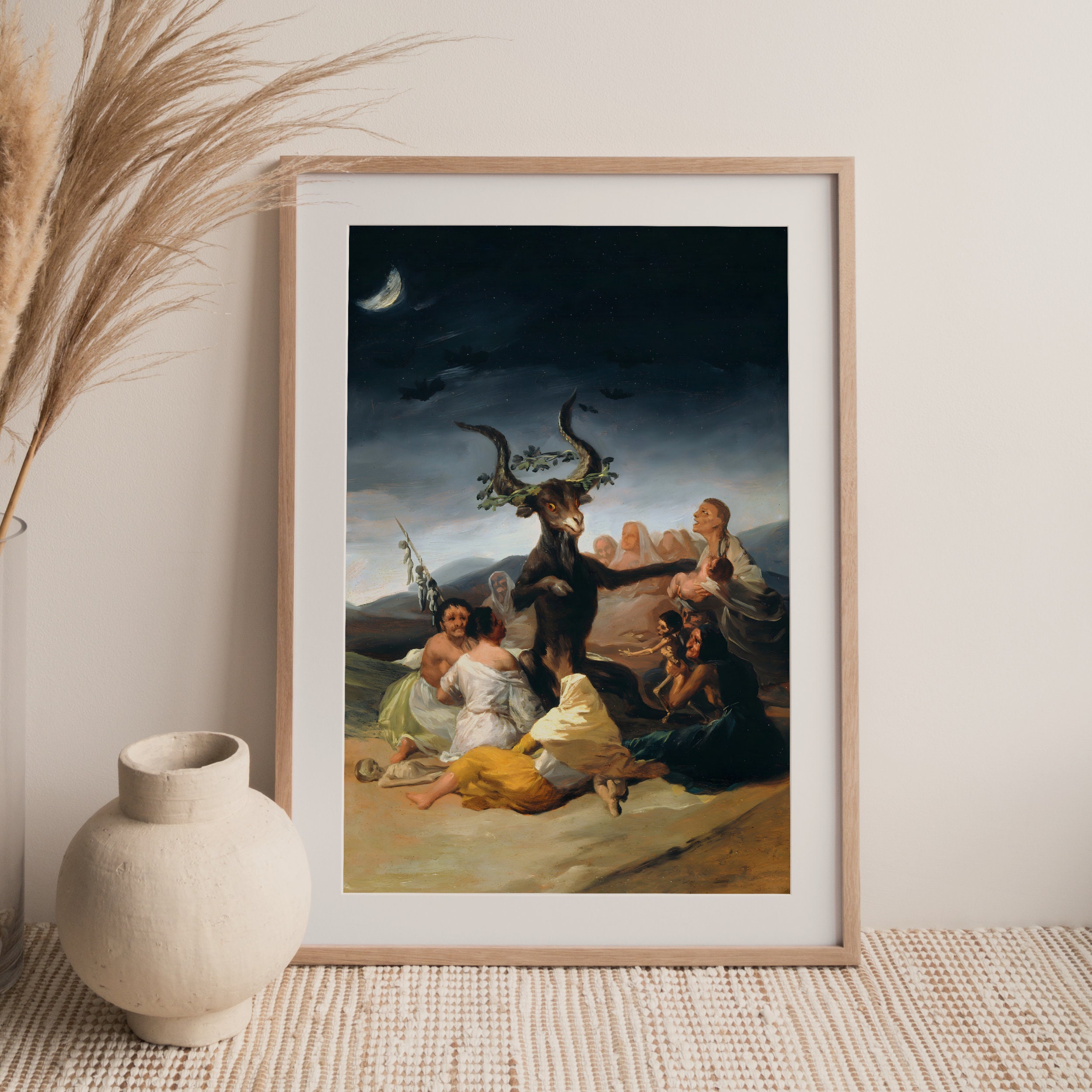 The Sabbath of Witches Francisco De Goya Print Witch Decor Witch Print ...