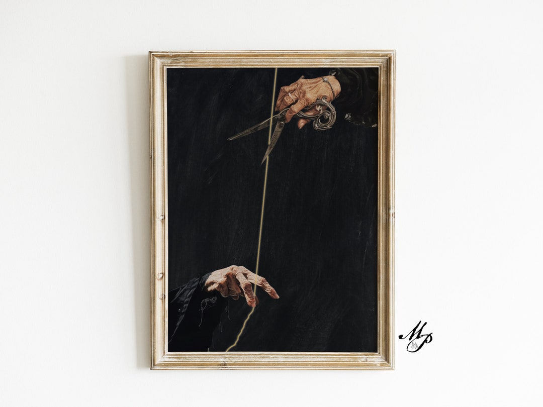 Thread of Life Ancient Greek Mythology Art Print, Ancient Greek Art ...