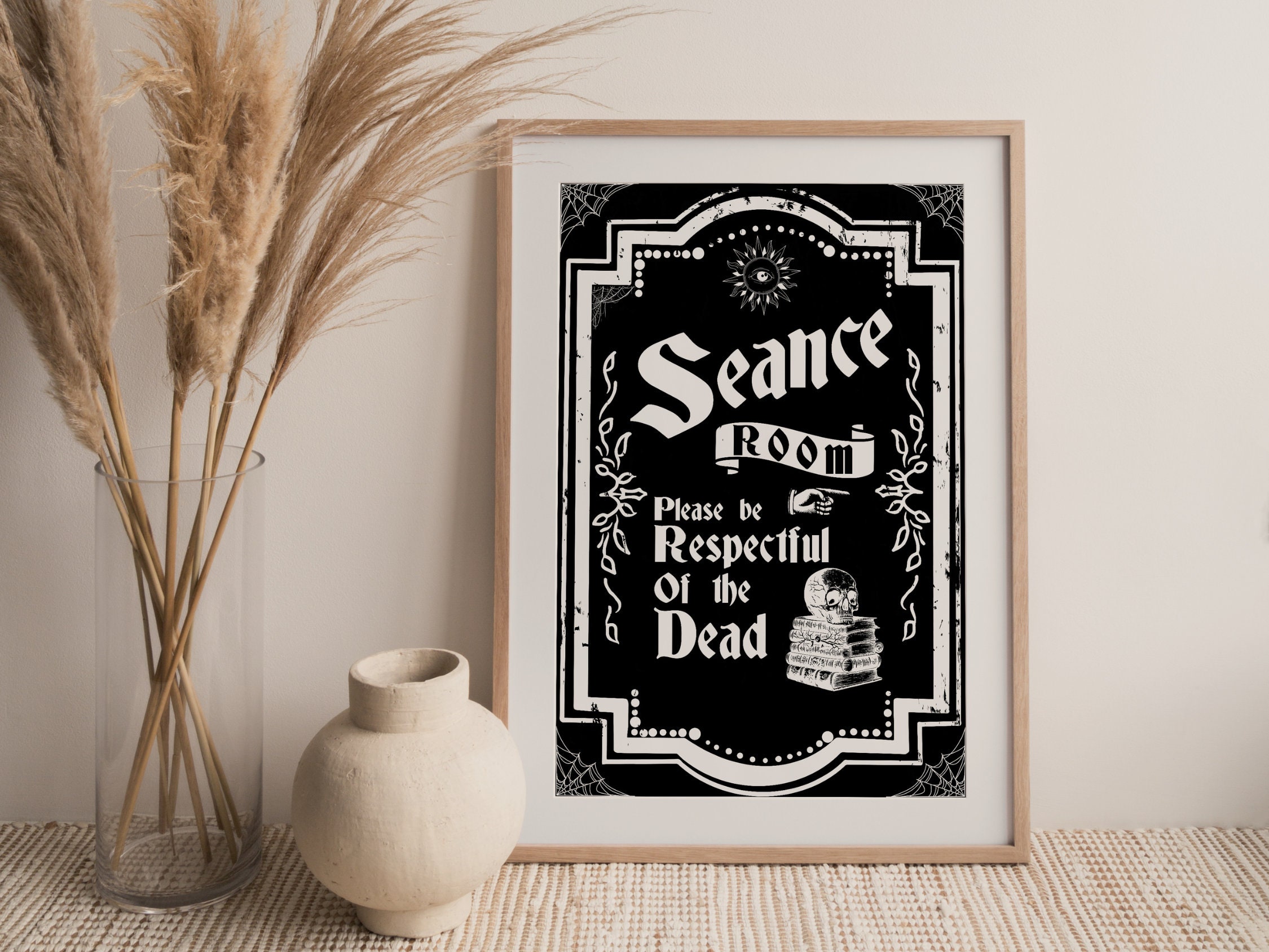 Seance Room Sign Séance Antique Sign Creepy Vintage Seance - Etsy