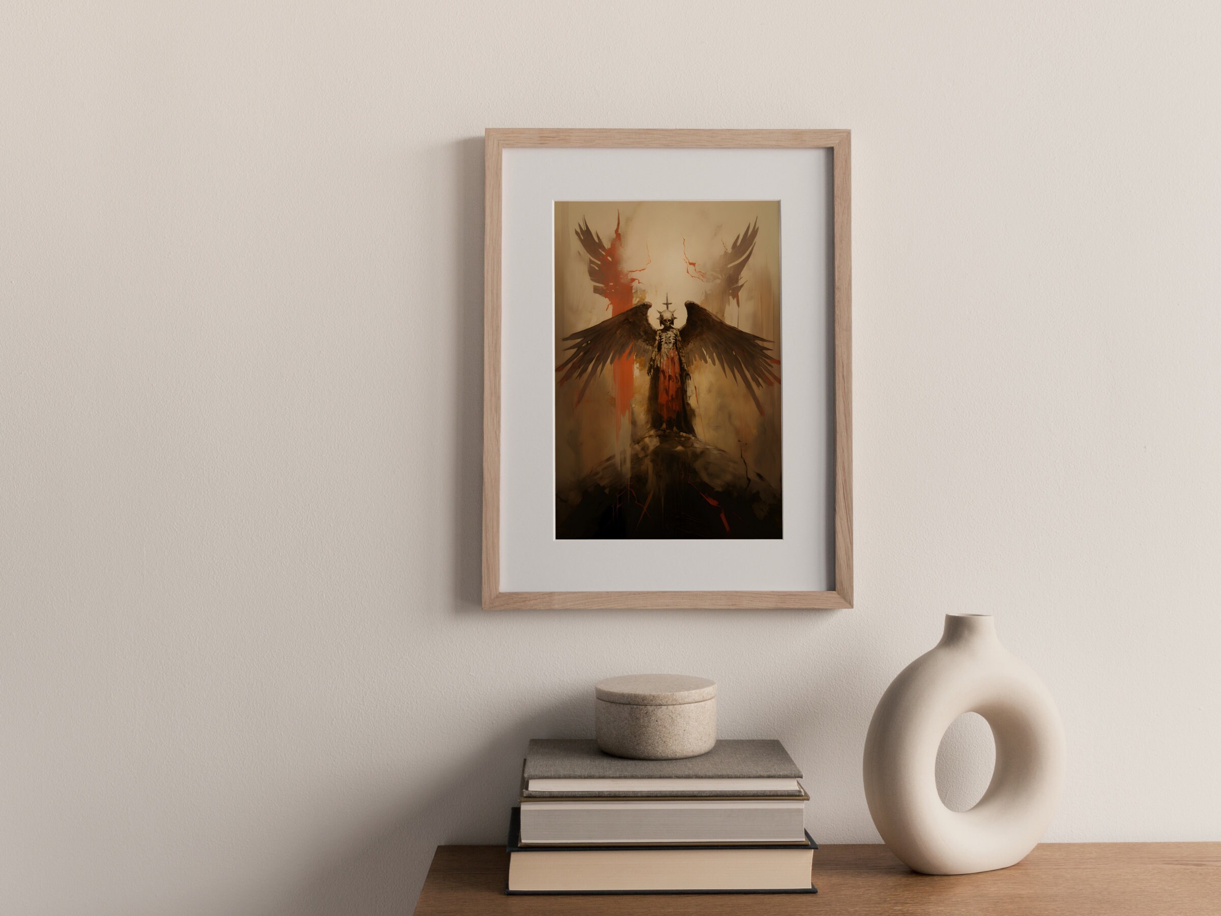 PAZUZU Mesopotamian Wind Demon God Art Poster Print Dark - Etsy Australia