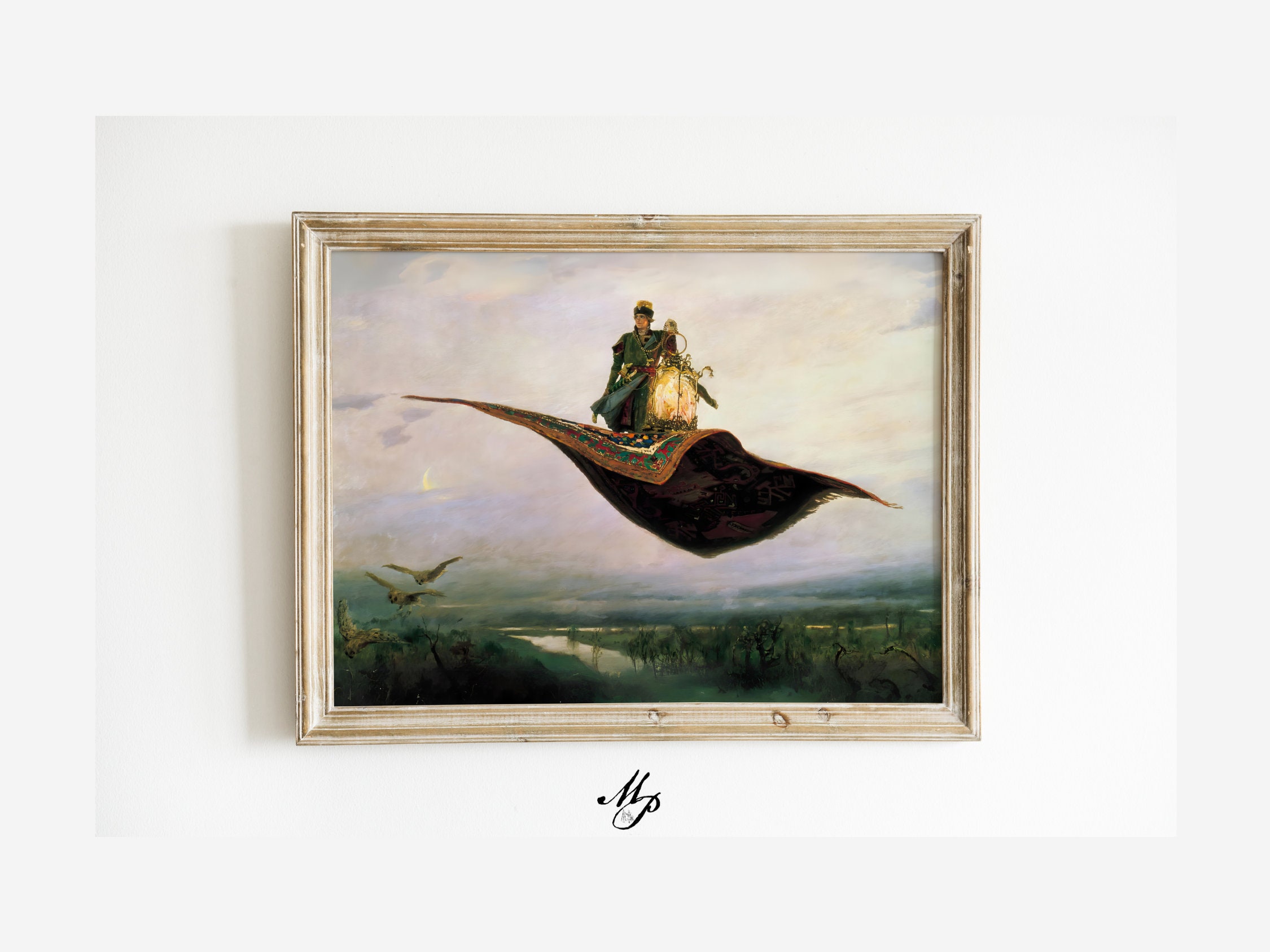 Magic Carpet Mythology Vintage, Occult Poster, Gothic Home Decor ...