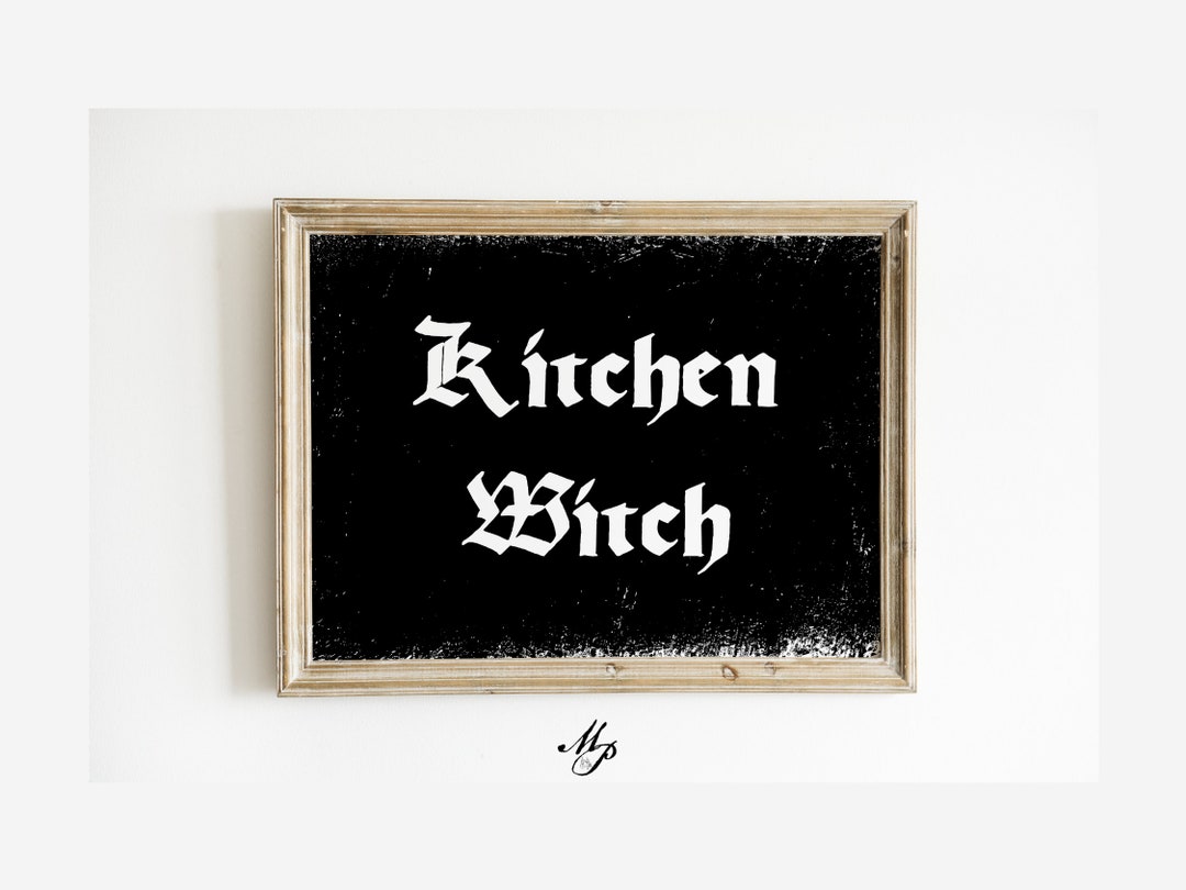 Kitchen Witch ART, Cottagecore, Goth, Gothic Home, Spooky, Halloween ...