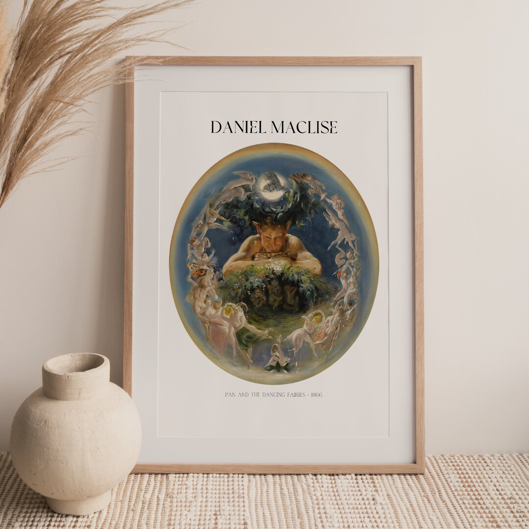 Faun and the Fairies - Classical Greek Painting - Digital Download ...