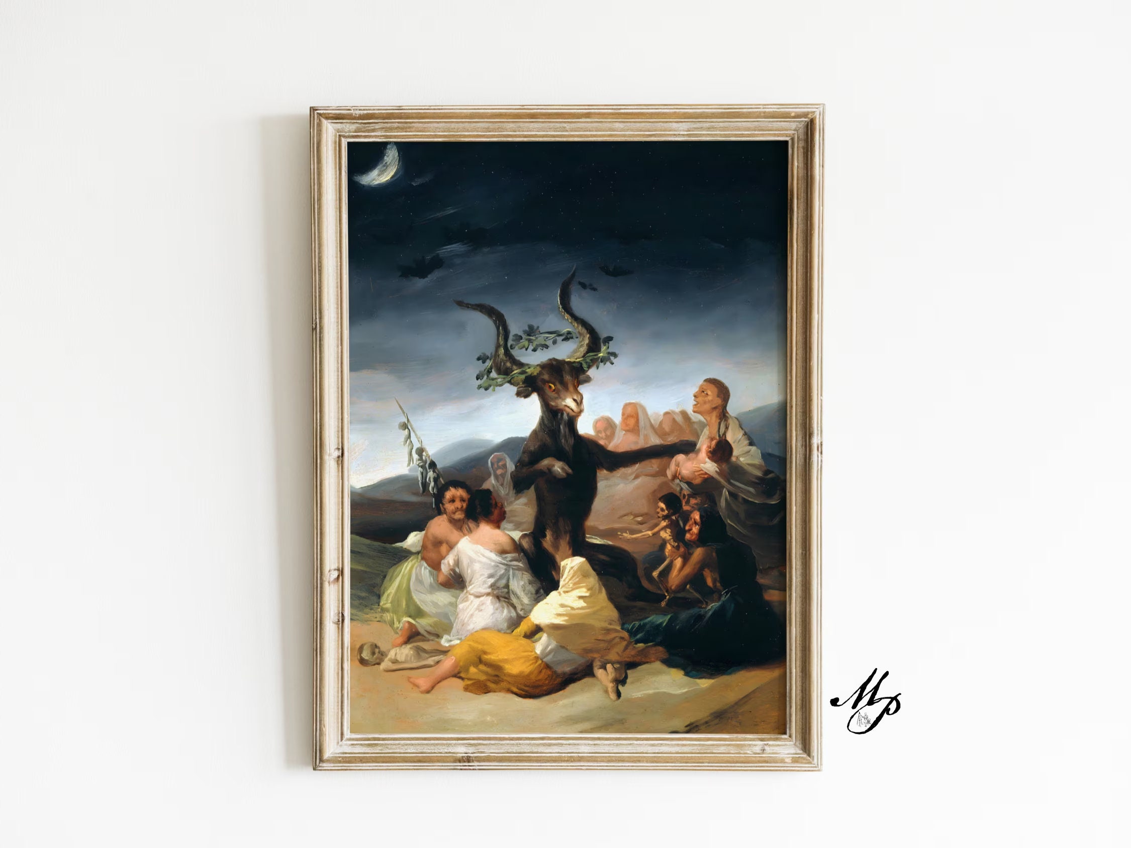 The Sabbath of Witches Francisco De Goya Print Witch Decor Witch Print ...