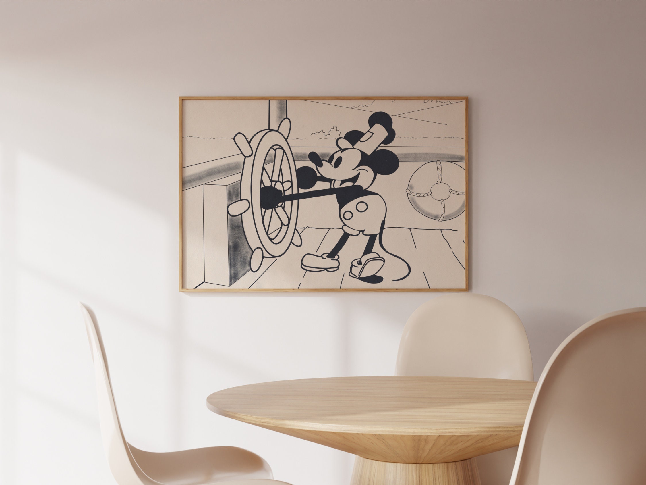 Vintage Mickey Poster, Mickey Party Decoration, Vintage Mickey Mouse ...